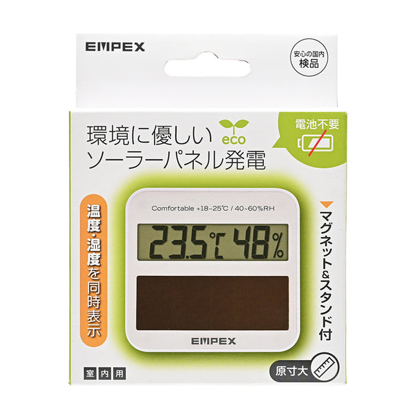 デジタルソーラー温湿度計 TD-820 – EMPEX / エンペックス気象計
