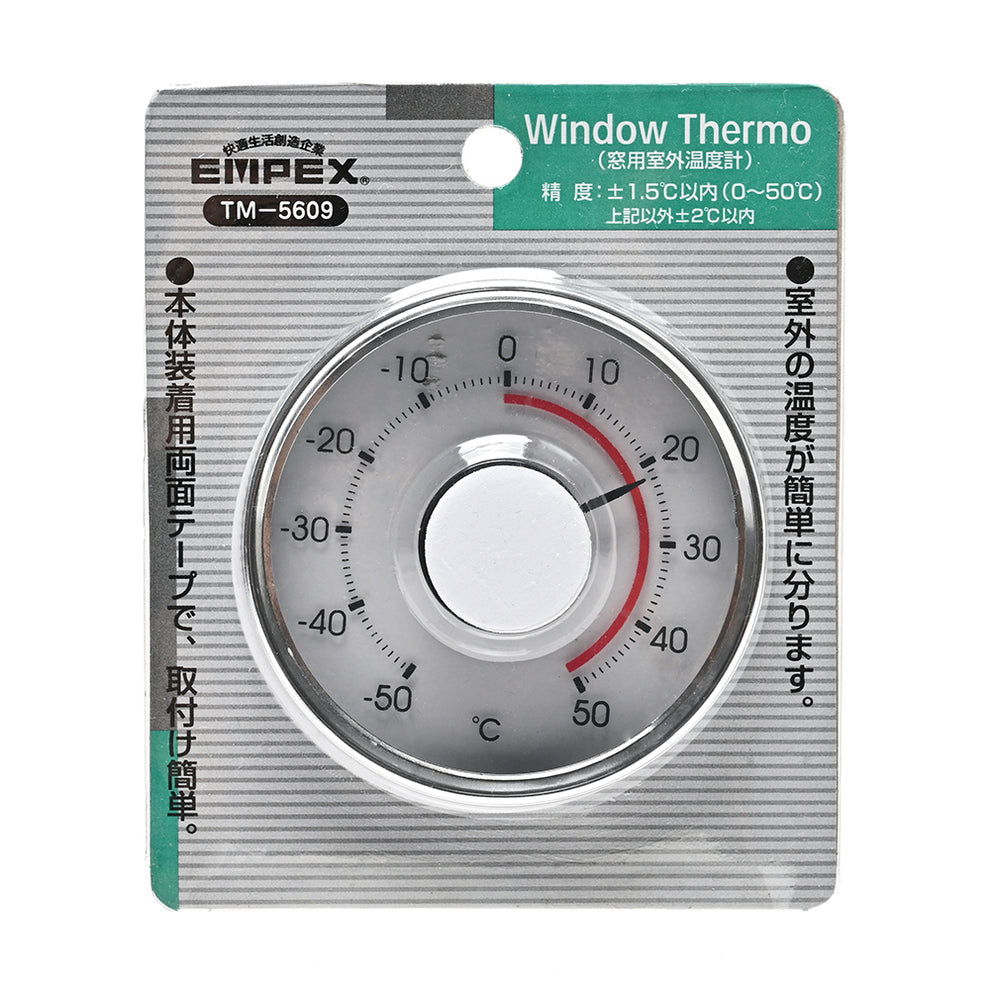 Window Thermo（窓用屋外温度計） TM-5609 – EMPEX / エンペックス気象計