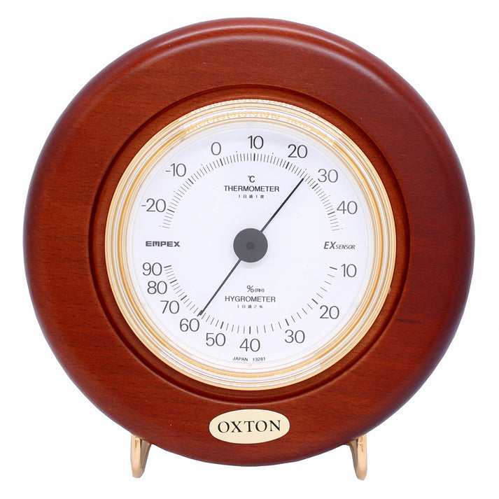 【販売終了】オックストン・カプリ温・湿度計 TM-6168 – EMPEX / エンペックス気象計