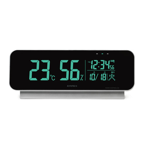 電波時計付きデジタル温湿度計 TD-8262 – EMPEX / エンペックス気象計