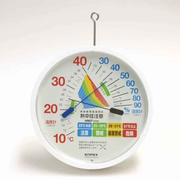 環境管理温・湿度計「熱中症注意」防雨形 TM-2464 – EMPEX / エンペックス気象計